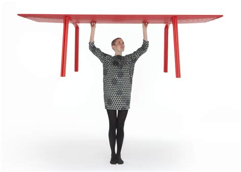 Benjamin Hubert S Lightweight Table Is Now Strong Enough To Stand On