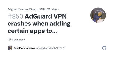 Adguard Vpn Crashes When Adding Certain Apps To Exclusions In
