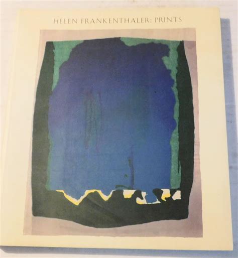 Helen Frankenthaler Prints Fine Ruth E 9780810925366 Books
