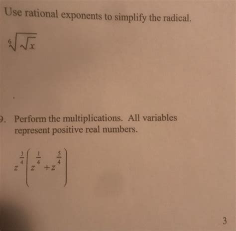 Solved Use Rational Exponents To Simplify The Radical Chegg