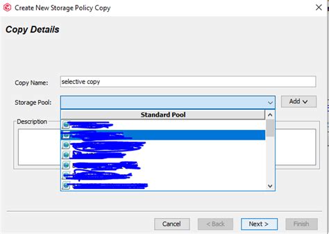 Cannot Create Selective From Aws Storage Policy Community