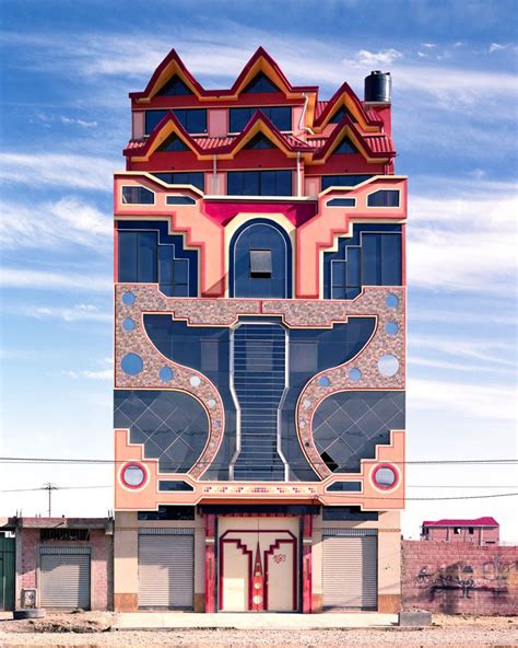 Freddy Mamani S New Andean Architecture Adds Colour To Bolivian City