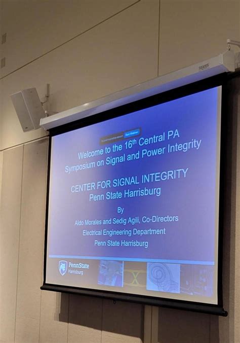 Annual Signal Power Integrity Symposium At Penn State Harrisburg