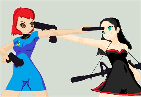 Dangerous Catfight By Vulcan Girl On Deviantart