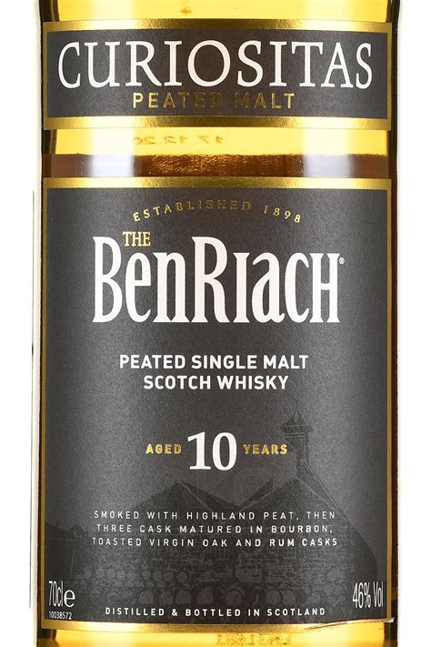 Benriach Curiositas 10 years - купить виски Бенриах Куриоситас 10 лет 0 ...