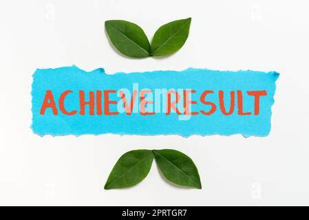 Conceptual Display Achieve ResultReceive Successful Result From Hard