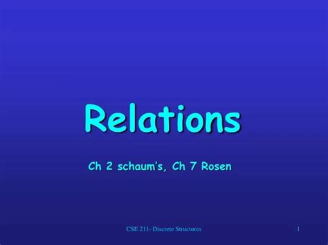 PPT Relations PowerPoint Presentation Free Download ID