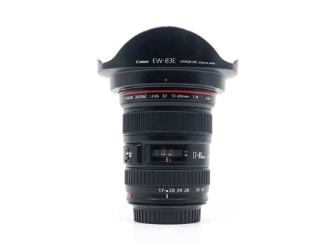 Used Canon Ef 17 40mm F 4 L Usm Mpb