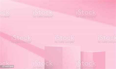 연단과 최소한의 분홍색 벽 장면 최소한의 추상 적 배경 3d 모형 추하기 기하학적 모양 핑크 파스텔 색상 배경 벡터 모형 3d 핑크 현대 웹 사이트에서 상을 위한 무대