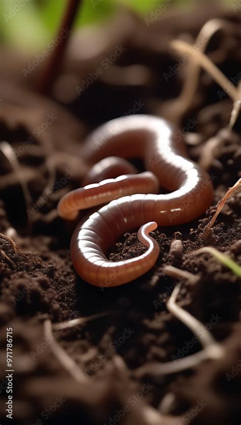 Earthworms Rich Soil Showing Vital Role Play Soil Health Plant Growth