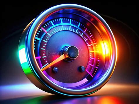 Closeup Automotive Rpm Gauge A Detailed Look At Precision And Technology In A Modern Instrument