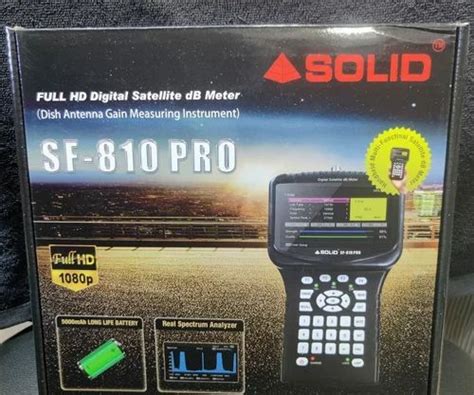 LCD SOLID SF Pro Full HD Digital Satellite DB Meter At Rs In New Delhi