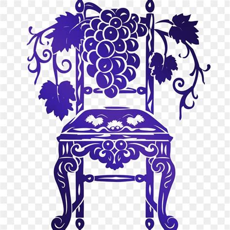 Premium Psd Psd Vector Rustic Chair Cnc Art With Vine Carvings And