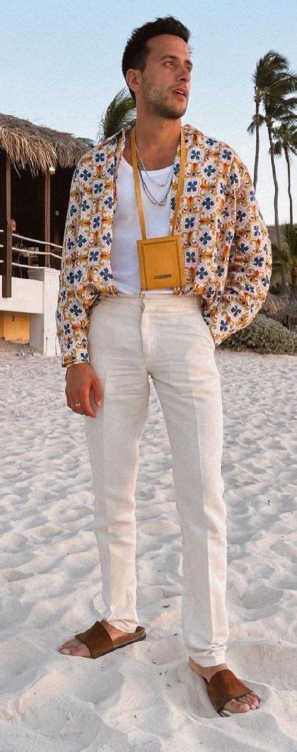 10 Comfy And Stylish Beach Vacation Outfits For Men Beach Outfit Men