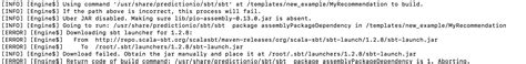 Predictionio Prediction IO Engine Build Problem With Sbt Launcher Stack Overflow