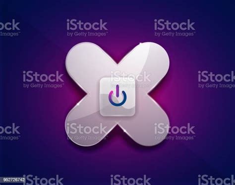 玻璃透明效果電源啟動按鈕 關閉圖示 向量 Ui 或應用程式符號設計向量圖形及更多互聯網圖片 互聯網 個人電腦 光 Istock