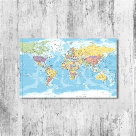 Mapa del Mundo Grande | Impresionante – www.impresionante.cl