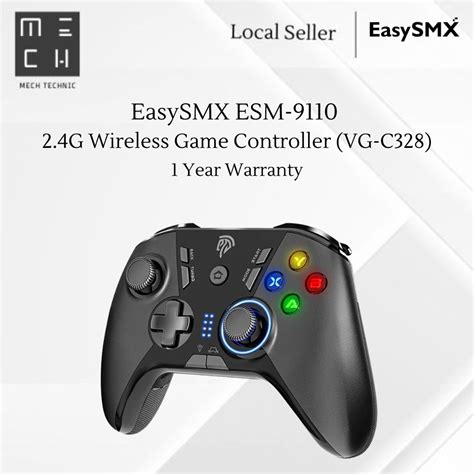EasySMX ESM 9110 2 4G Wireless Game Controller Gamepad With Receiver LED And Dual Vibration