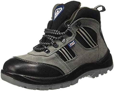 Allen Cooper 1008 Hi Ankle Men S Safety Shoe Size 8 UK Black Grey