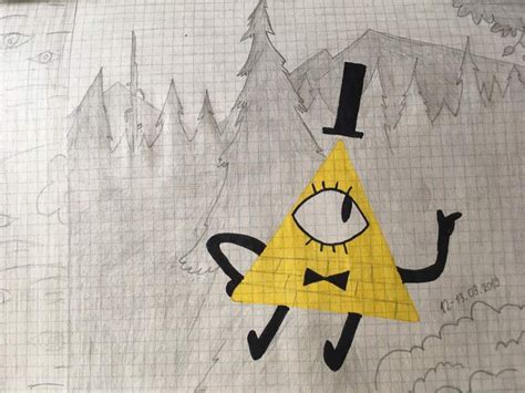 Как нарисовать билла из гравити фолз 31 фото