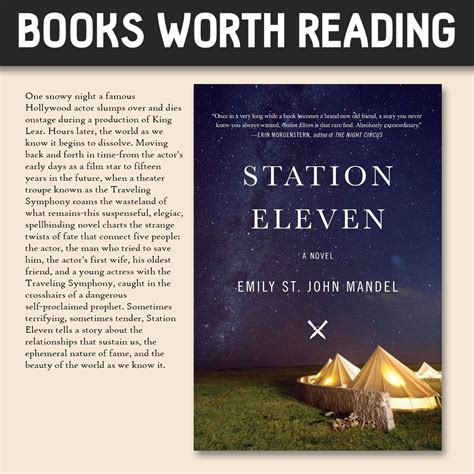 Station Eleven | Book worth reading, Worth reading, Station eleven