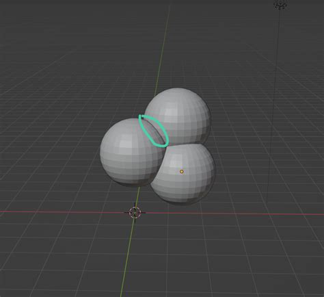 Blender How Can I Combine Three Spheres Properly Stack Overflow