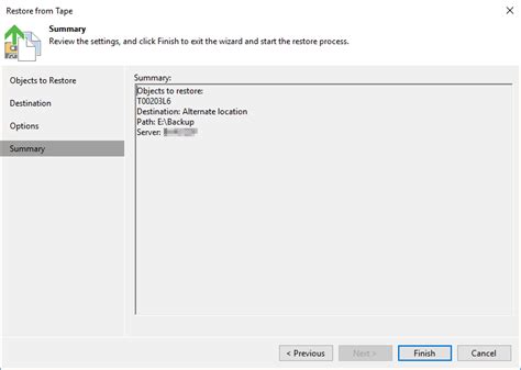 Veeam And Tape Iii Restore Of Backup Job Files From Tape Which Were Backed Up With A File To