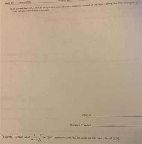 Solved Roblem 2 Velocity And Speed 20 Points Suppose That