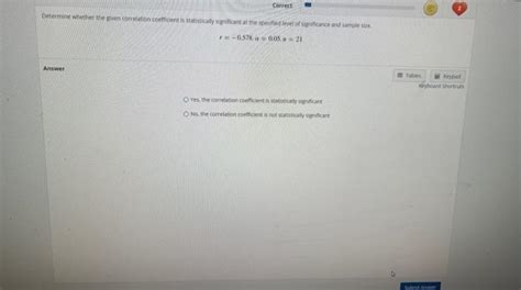 Solved Correct Determine Whether We Correlation
