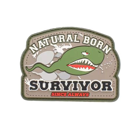 Patch Natural Born Survivor Vert M Tac