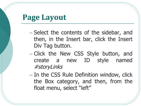 PPT Advanced CSS Page Layout PowerPoint Presentation Free Download ID