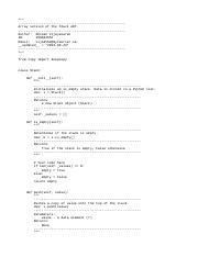 Array Implementation Of Stack Adt Methods Examples And Course Hero