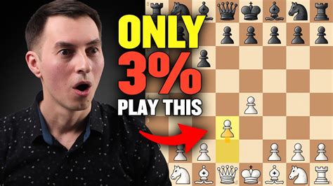 Rare And Aggressive Gambit Against The Most Solid Chess Opening Youtube
