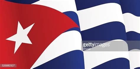 Background With Waving Cuban Flag Vector Stock Clipart Royalty Free