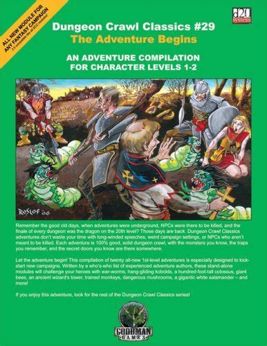 Dungeon Crawl Classics 29 The Adventure Begins Dungeon Crawl Classics
