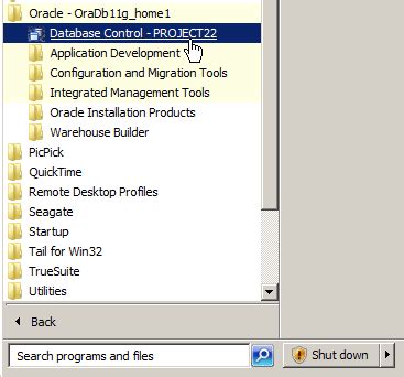Creating An Oracle G Database Zoyinc