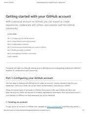 Set Up Git Pdf PM Getting Started With Your GitHub Account GitHub Docs