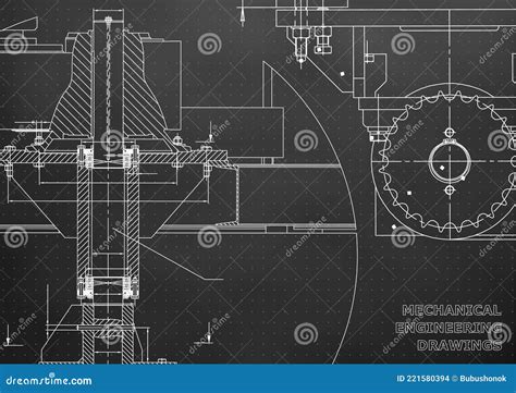 μηχανολογικά σχέδια κάλυψη πανό τεχνικός σχεδιασμός Διανυσματική