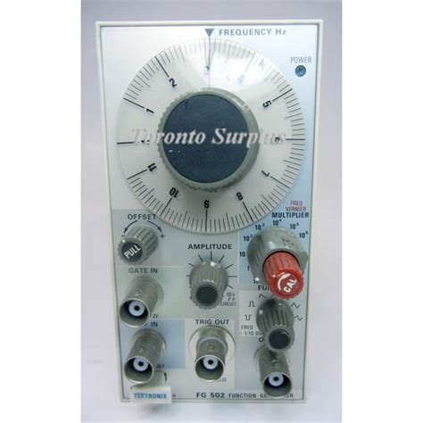 Tektronix Fg502 Function Generator 11 Mhz