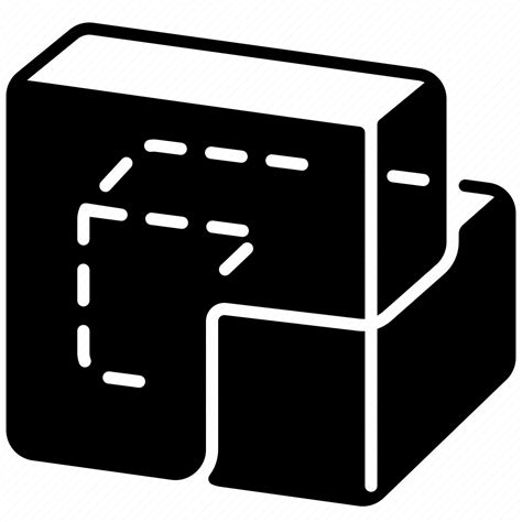 3d Model Interlock Volume Design Geometric Cube Icon Download