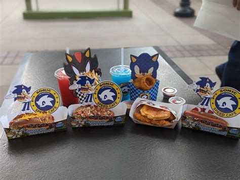 Sonic The Hedgehog Menu Food