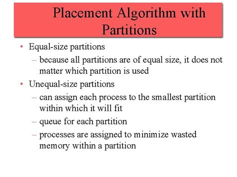 Lecture 7 Memory Management Memory Management Subdividing Memory