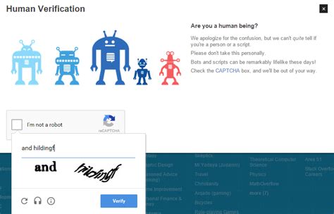 Why Am I Getting The Message An Error Occurred Submitting The Captcha