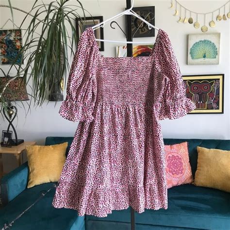 Eloquii Dresses Eloquii Elements Size 8 Pink Black Orange Print
