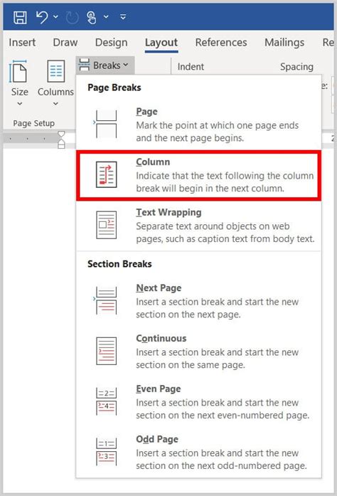 How To Create Newspaper Style Columns In Microsoft Word
