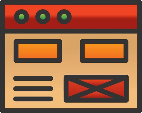 Wireframe Vector Icon Design 19465104 Vector Art At Vecteezy