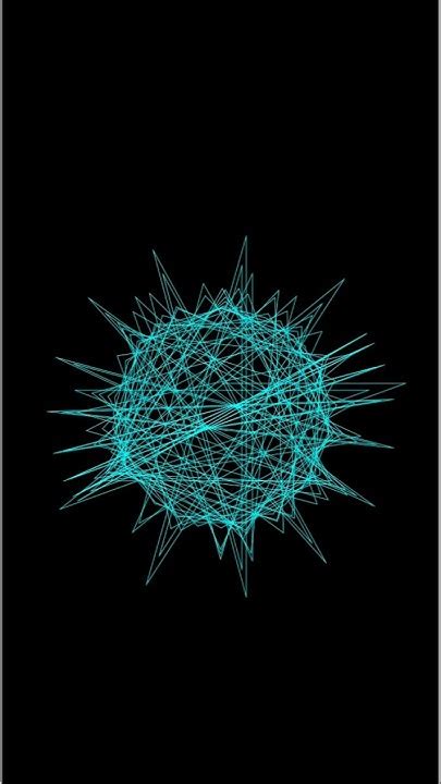Virus Pattern Using Python Turtle Graphics Coding Ytshorts
