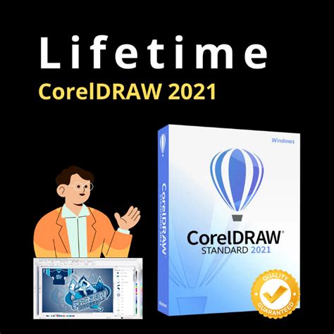 Coreldraw 2021 Standard Lifetime Windows License Key Software