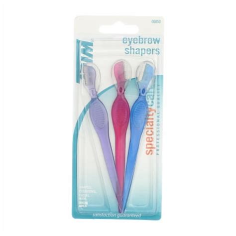 Trim Specialty Care Eyebrow Shapers 3 Ct 1 Fred Meyer
