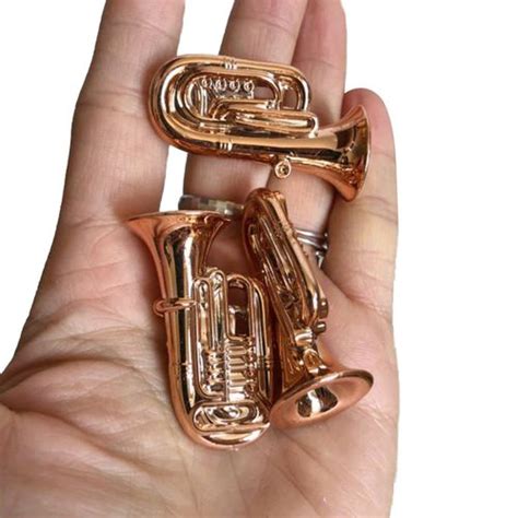 Generic 1pc Mini Tuba 112 Dollhouse Miniature Musical Instrument Tuba